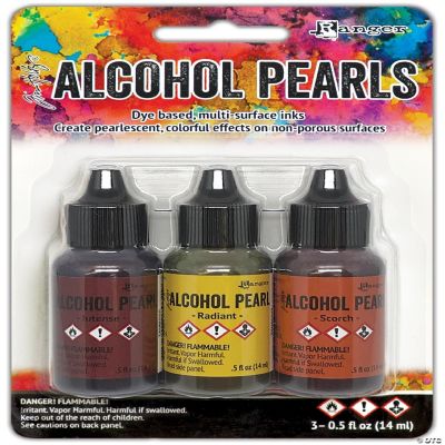 Tim Holtz Alcohol Ink Pearls Kits 3/Pkg-Kit #5 | Oriental Trading