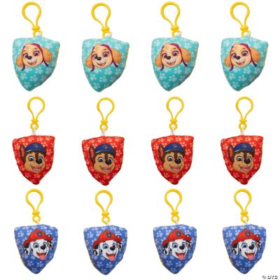 2 1/2" x 3" PAW Patrol™ Character Stuffed Backpack Clips – 12 Pc ...