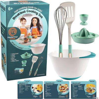 MasterChef Junior Breakfast Cooking Set - 6 Pc Kit Includes Real ...
