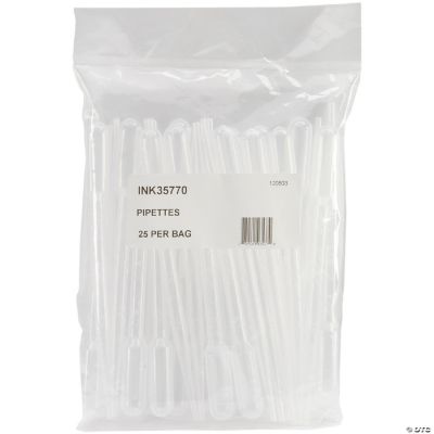Ranger Pipettes 25pc POP Display Refill-Clear | Oriental Trading