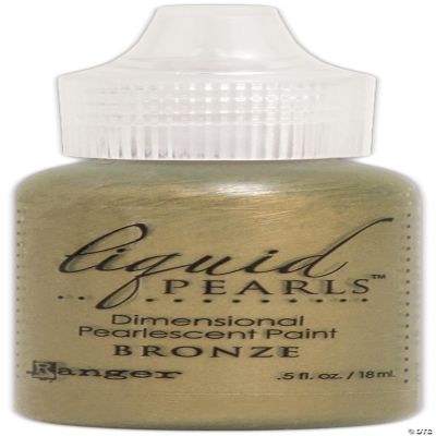 Ranger Liquid Pearls Dimensional Pearlescent Paint .5oz-Bronze ...