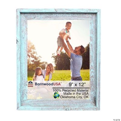 Rustic Farmhouse Signature Series 9 in. x 12 in. Robins Egg Blue ...