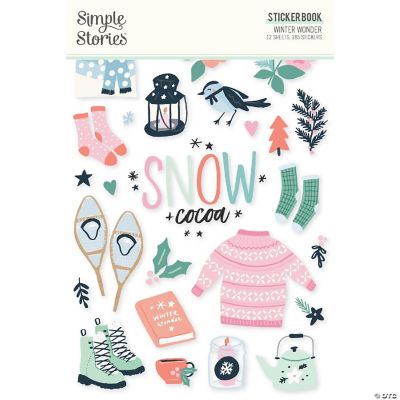 Simple Stories Sticker Book 12/Sheets-Winter Wonder | Oriental Trading