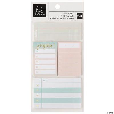 Heidi Swapp Set Sail Ledger Tag Sticky Notes-60/Pkg | Oriental Trading