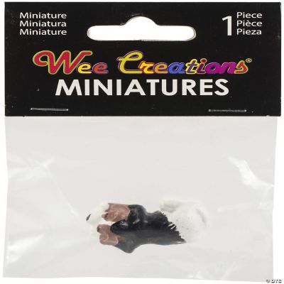 Wee Creations Miniatures Laying Down Puppy 1.25" | Oriental Trading