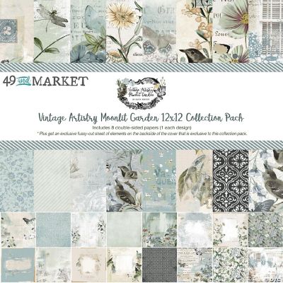 49 And Market Collection Pack 12"X12"-Vintage Artistry Moonlit Garden ...
