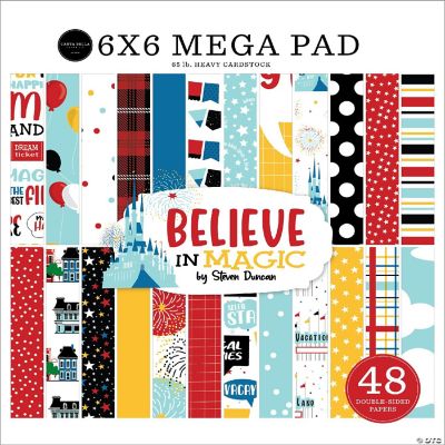 Carta Bella Double-Sided Mega Paper Pad 6"X6" 48/Pkg-Believe In Magic ...