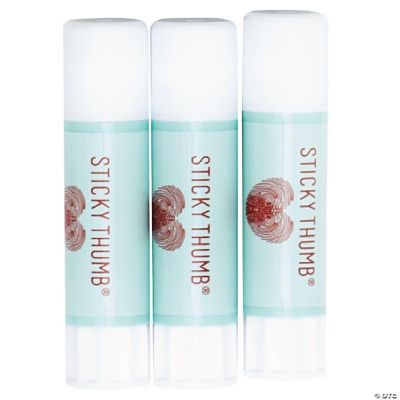 Sticky Thumb Glue Stick 3/Pkg-Permanent | Oriental Trading