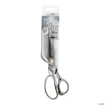 Tonic Studios Forged Fabric Scissors 10"-Chrome | Oriental Trading