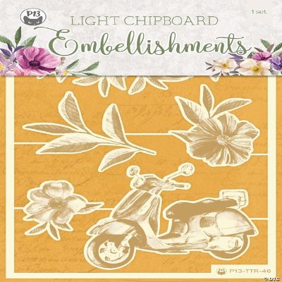 P13 Die-Cut Chipboard Embellishments 4