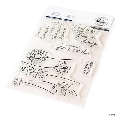 Pinkfresh Studio Clear Stamp Set 4"X6"-Wildflower Bouquet | Oriental ...