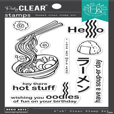 Hero Arts Clear Stamps 4"X6"-Ramen | Oriental Trading