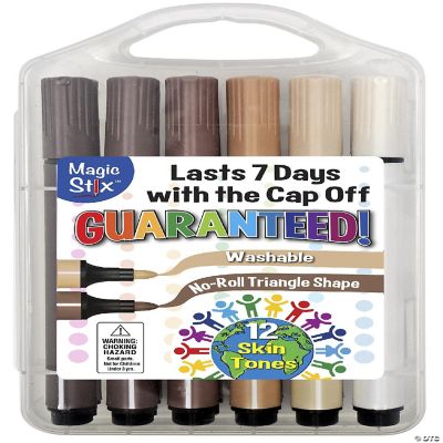 Kwik Stix Magic Stix Markers 12/Pkg-Global Skin Tones | Oriental Trading