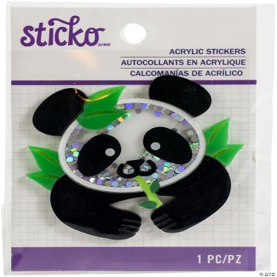 Sticko Acrylic Sticker-Panda | Oriental Trading