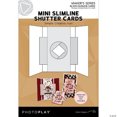 Photoplay Mini Slim Shutter Card 3/Pkg-#6