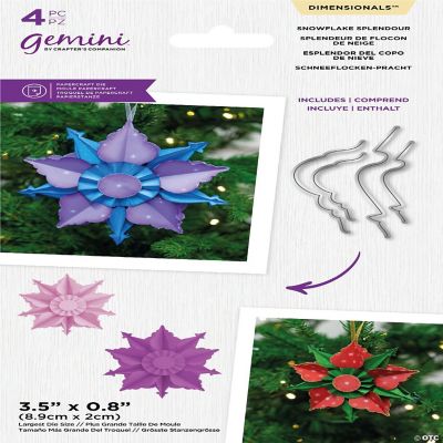 Gemini Dimensionals Papercraft Die Set-Snowflake Splendour | Oriental ...