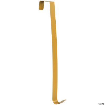 14" Matte Gold Over the Door Christmas Iron Wreath Hanger | Oriental ...