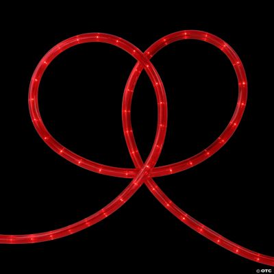 18' Red Incandescent Outdoor Christmas Rope Lights