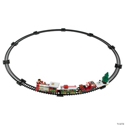 31pc Battery Operated Lighted and Animated Christmas Tree Train Set ...
