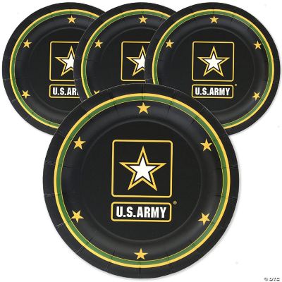 Havercamp U.S. Army 7 In. Party Plates (24 Plates)! Includes 24 Round ...