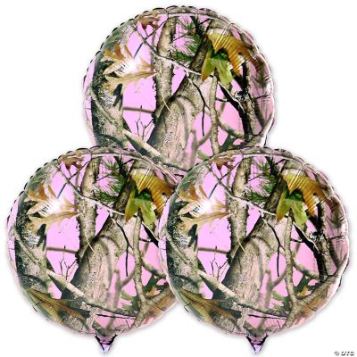 Havercamp Pink Camo Mylar Balloons - 3 Pcs., Next Camo Pink Collection ...