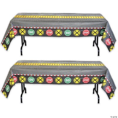 Havercamp Railroad Party Table Cover (2 Count)! | Oriental Trading