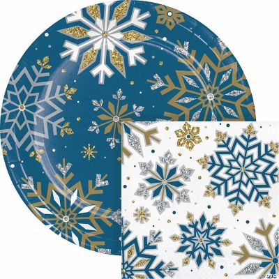 Creative Converting Whimsical Winter Christmas Paper Plates and Napkins ...