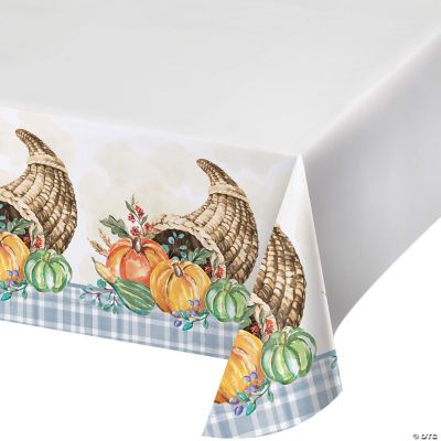 Creative Converting Decadent Cornucopia Thanksgiving Paper Tablecloths ...