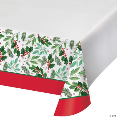 Creative Converting Holly Jolly Christmas Paper Tablecloths, 3 ct ...