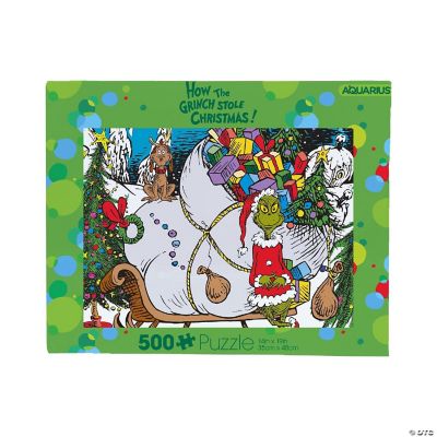 Dr. Seuss Grinch Christmas 500 Piece Jigsaw Puzzle | Oriental Trading