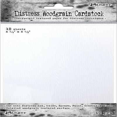 Tim Holtz Distress Cardstock 12 Sheets-4.25"X5.5"