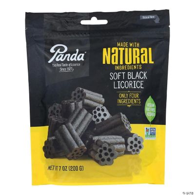 Panda Licorice - Licorice Chew Natural Bag 7 oz (Pack of 8)