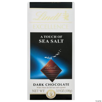 Lindt Chocolate Bar Excellence Sea Salt 3.5 oz (Pack of 12) | Oriental ...
