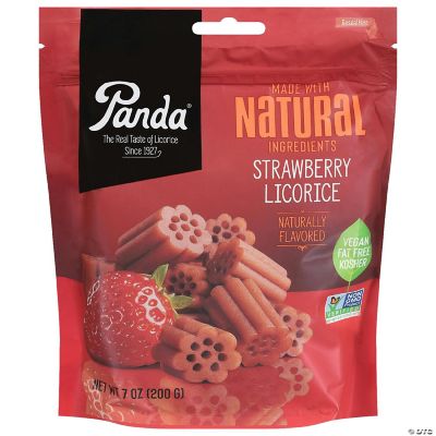 Panda Licorice Chew Strawberry 7 oz (Pack of 8) | Oriental Trading