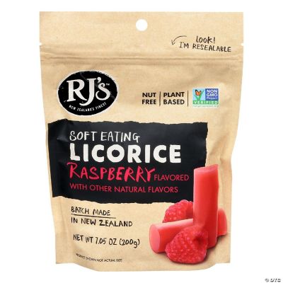 Rjs Licorice Licorice Raspberry Soft Natural 7 Oz (Pack of 8 ...
