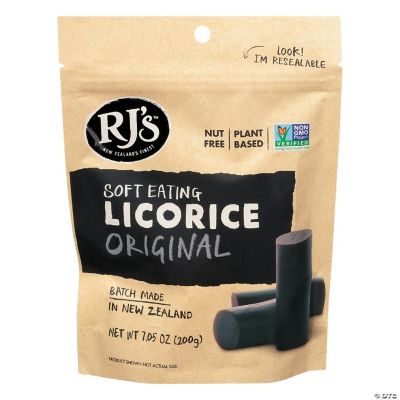 Rjs Licorice Licorice Black Soft Natural 7 Oz (Pack of 8) | Oriental ...