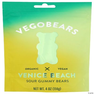 Vegobears Gummy Bears Lemon Apple 4 oz Pack of 10 | Oriental Trading