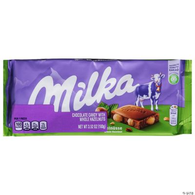 Milka Milk Chocolate Confection With Whole Hazelnuts - 3.52 Oz (Pack of ...