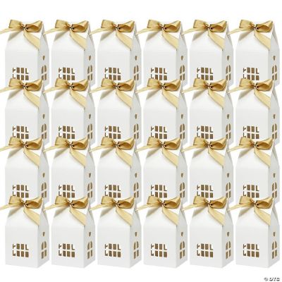Wrapables House Shaped Gift Boxes with Ribbons for Weddings ...