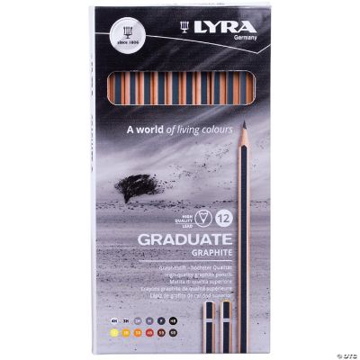 Lyra Graduate Graphite Pencils 12/Pkg-Assorted Sizes | Oriental Trading