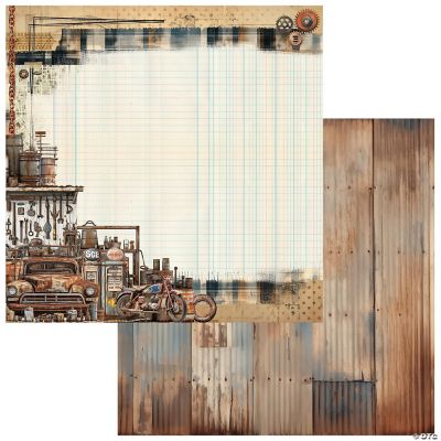 Rust And Revs Double-Sided Cardstock 12"X12"-Journey