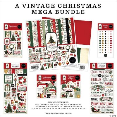Carta Bella Mega Bundle Collection Kit 12"X12"-A Vintage Christmas ...