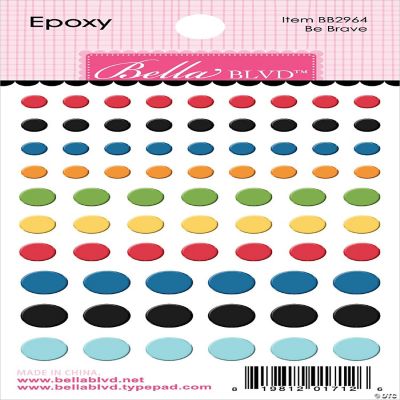 Teen Vibe Carson Epoxy Stickers-Be Brave