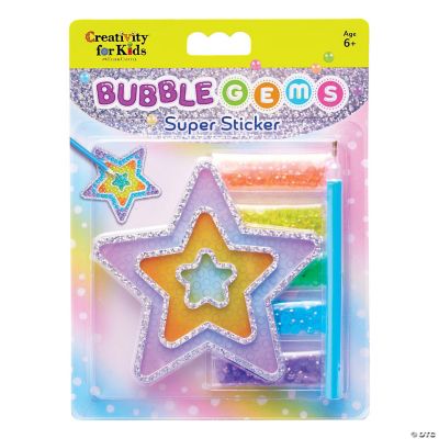Creativity for Kids Bubble Gems(TM) Super Sticker Kit-Star | Oriental ...