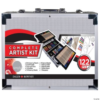 Daler-Rowney Simply Complete Art Essentials Set -122 Pieces | Oriental ...