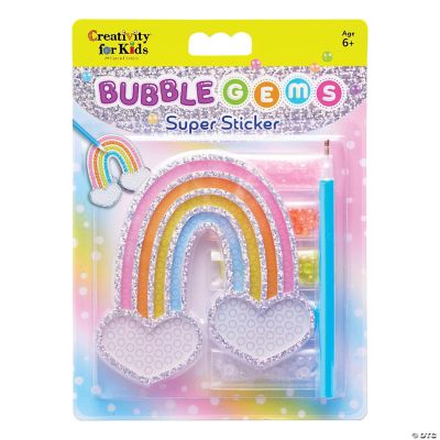 Creativity for Kids Bubble Gems(TM) Super Sticker Kit-Rainbow ...