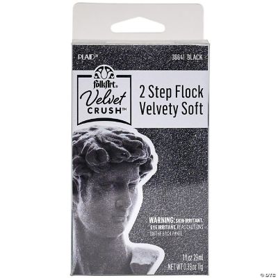FolkArt Velvet Crush Flocking Kit-Black | Oriental Trading