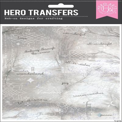 Hero Arts Hero Transfers-Snow & Swirls