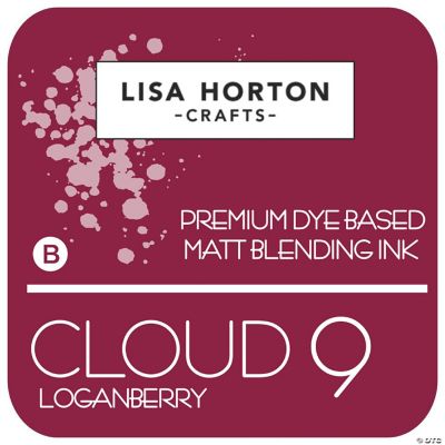 Lisa Horton Crafts Cloud 9 Dye Based Matte Blending Ink Pad-Loganberry ...