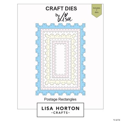 Lisa Horton Crafts Nested Dies-Postage Layers | Oriental Trading